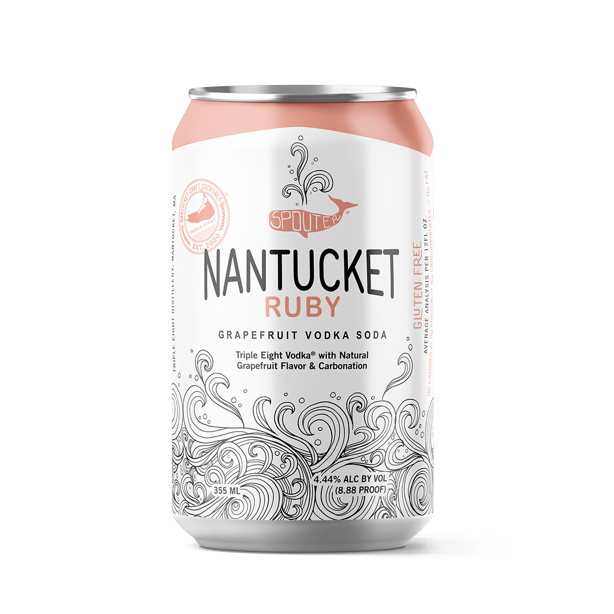 Nantucket Ruby - Grapefruit Vodka Soda - 8pack Can – cisco888nv